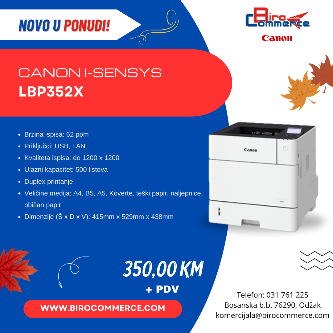 Ponuda Canon printeri | Birocommerce