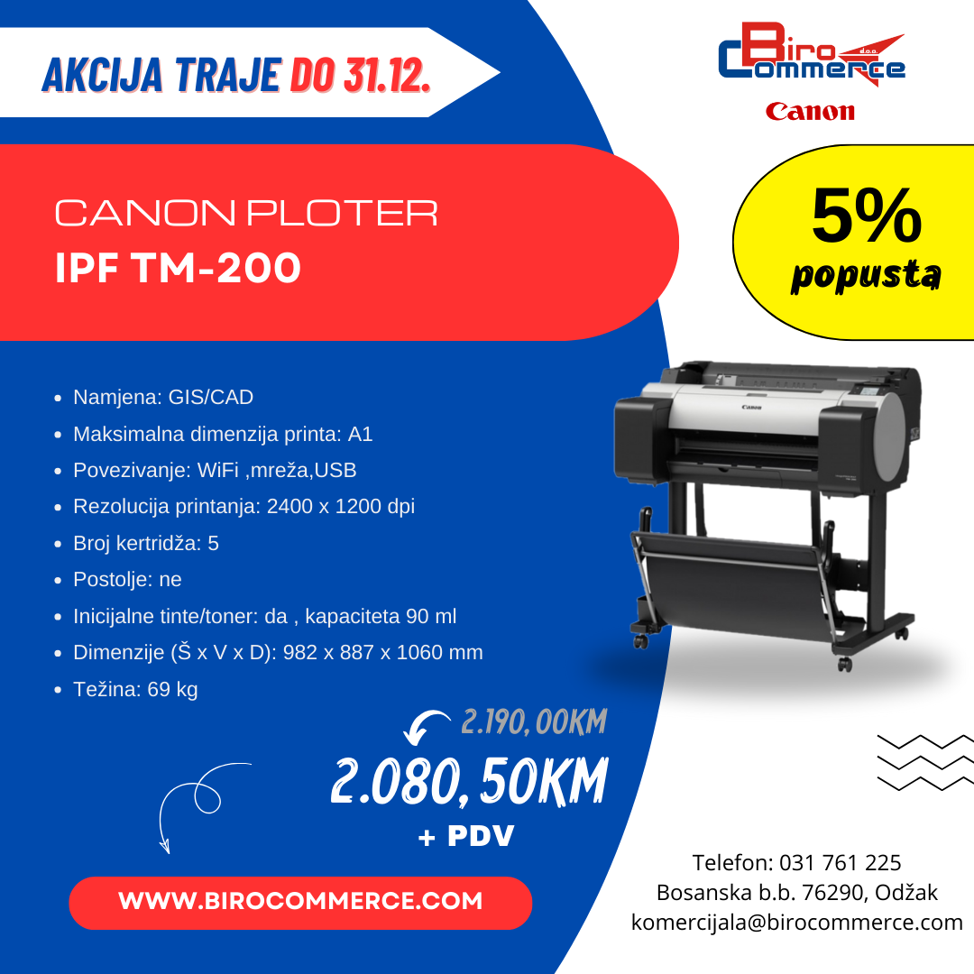 Canon ploter printeri | Birocommerce