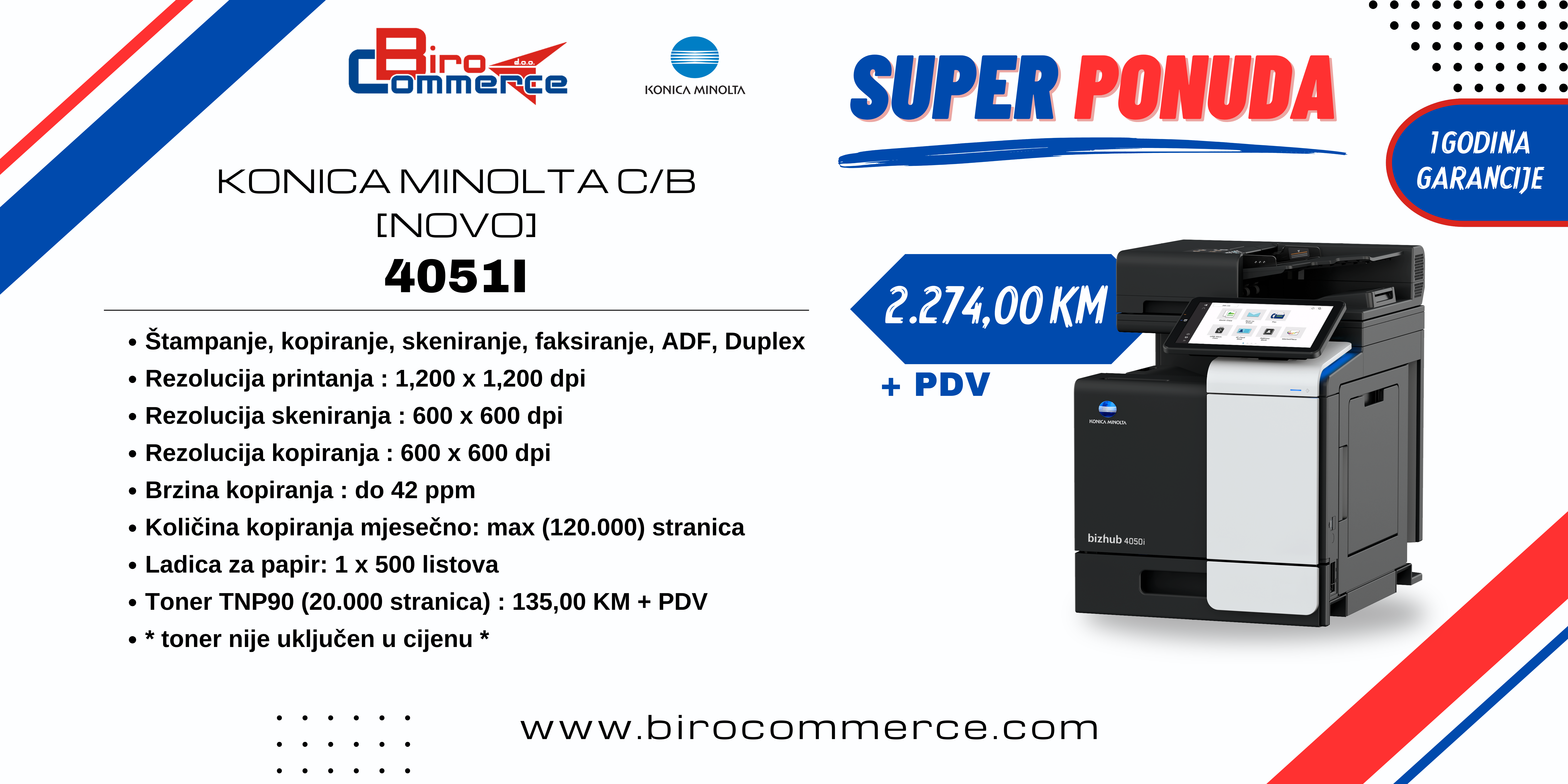 Prodaja i najam biro opreme | Birocommerce